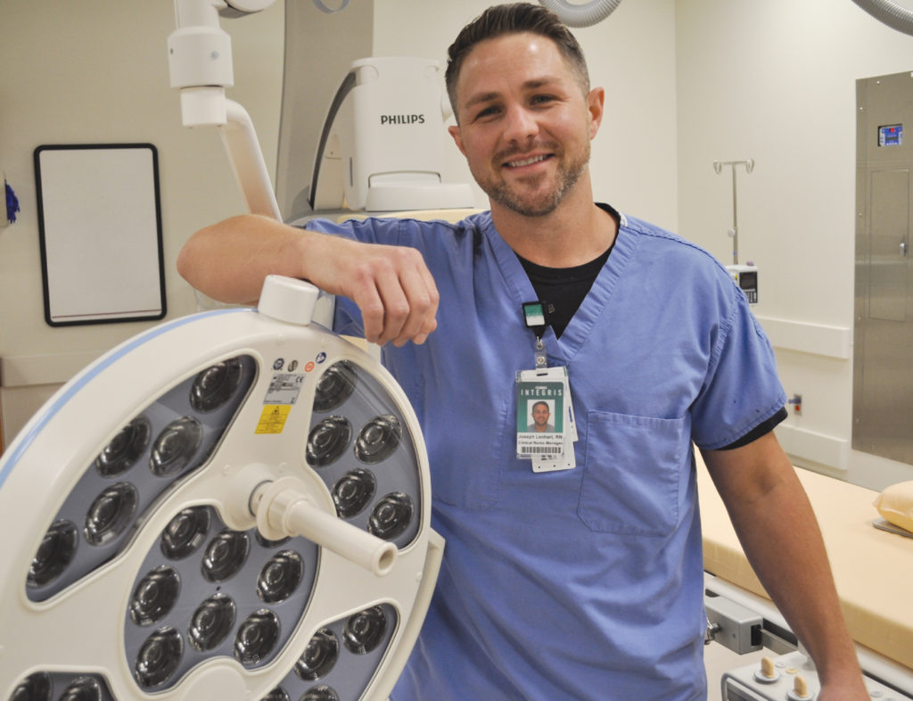 Behind the red line - Nurse leading cath lab kickoff - Oklahoma's ...