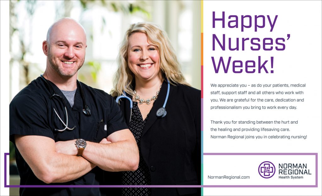 NATIONAL NURSES WEEK 2019: HAPPY NURSES' WEEK! From Norman Regional ...