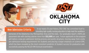 OSU OKLAHOMA CITY – New Admission Criteria - Oklahoma's Nursing Times